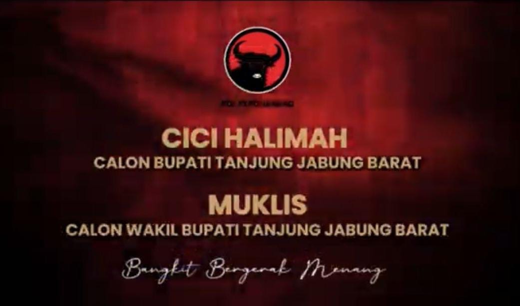 Breakingnews, Cici – Muklis Dapat Rekomendasi PDI Perjuangan – GENJAMBI.ID